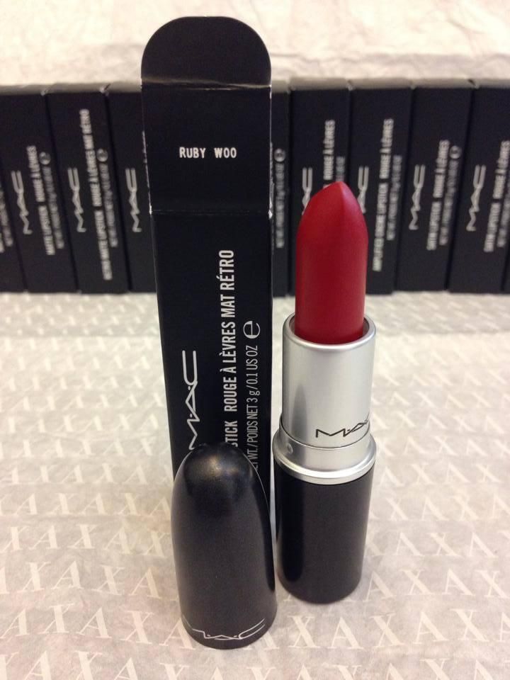 Son Mac Ruby Woo chính hãng Mỹ màu đỏ cực chuẩn, lâu phai