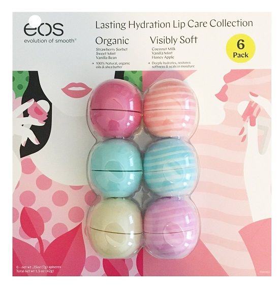 Son EOS - son dưỡng môi trứng của Mỹ cho môi mềm mại, hồng hào