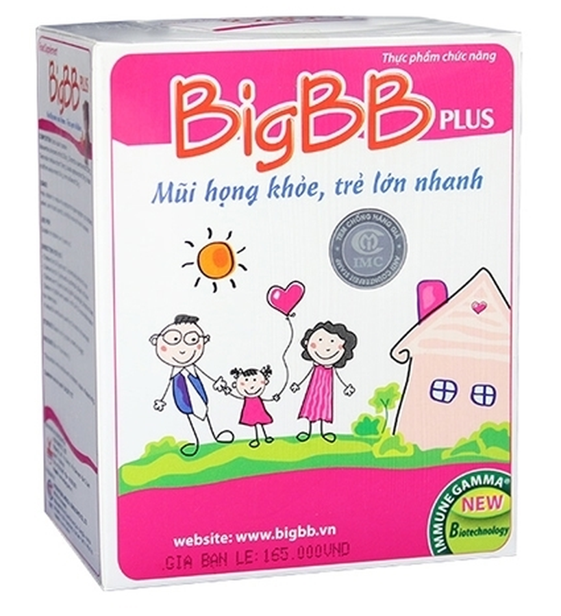 Big BB Plus - hỗ trợ trẻ lớn nhanh, đường hô hấp khỏe mạnh