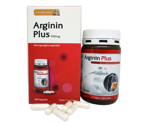Viên uống Arginin Plus 500mg - Hạ men gan, thải độc cho gan