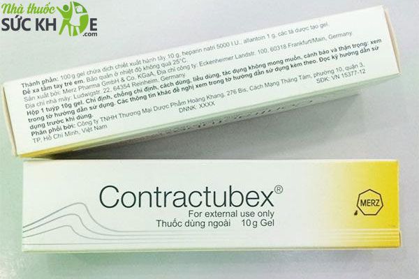 Kem bôi sẹo Contractubex 10g, 10ml - Nhà Thuốc Đức Tín