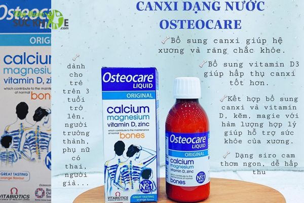 Canxi Osteocare Original Dạng Nước Của Anh 200ml chính hãng