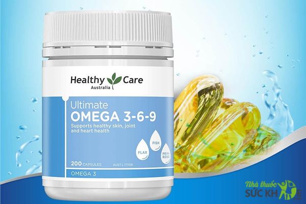 Omega 3 6 9 Healthy Care hộp 200 viên của Úc