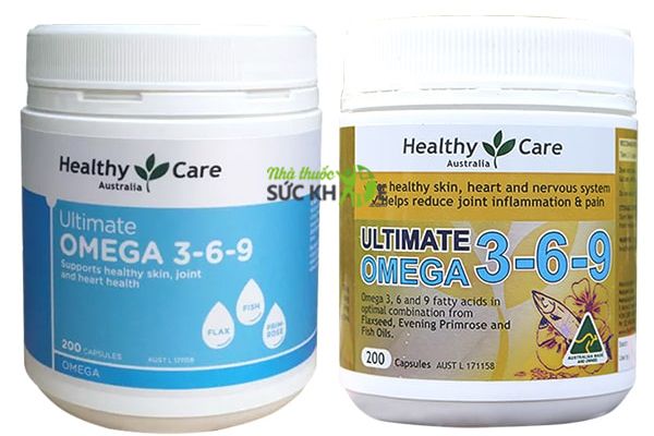 Omega 3 6 9 Healthy Care hộp 200 viên của Úc