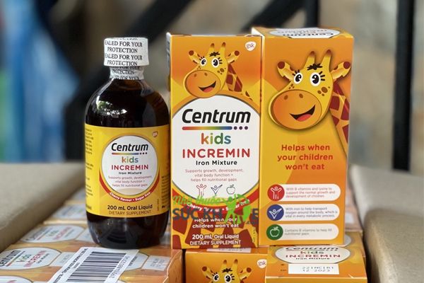 Siro Centrum Kids Incremin Iron Mixture 200ml chính hãng Úc
