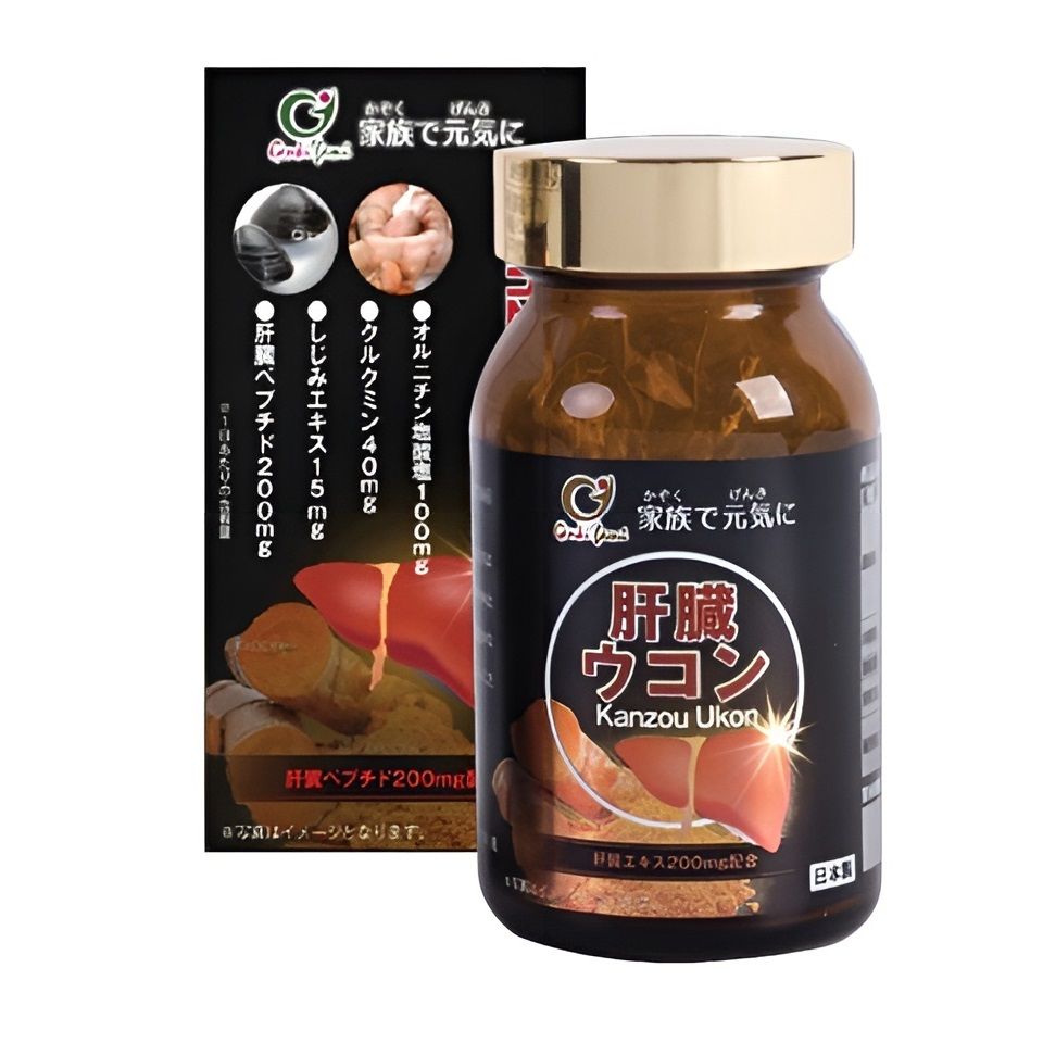 Viên uống hỗ trợ bổ gan Genki Fami Kanzou Ukon Nhật Bản