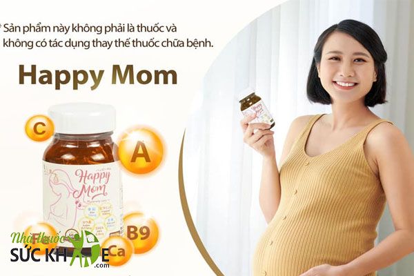 Vitamin cho bà bầu Happy Mom Jpanwell Nhật Bản