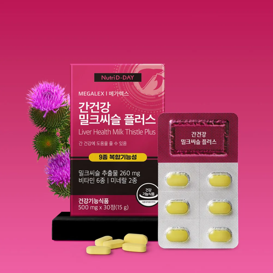 Viên hỗ trợ gan Nutri D-Day Megalex Liver Health Milk Thistle Plus