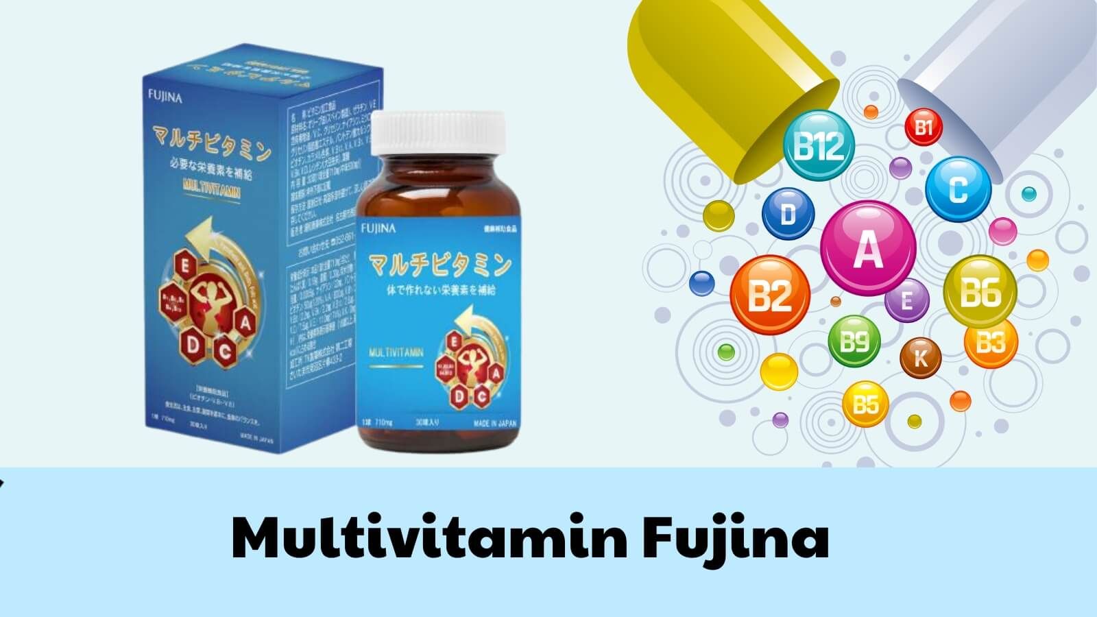 Vitamin tổng hợp Multivitamin Fujina Nhật Bản