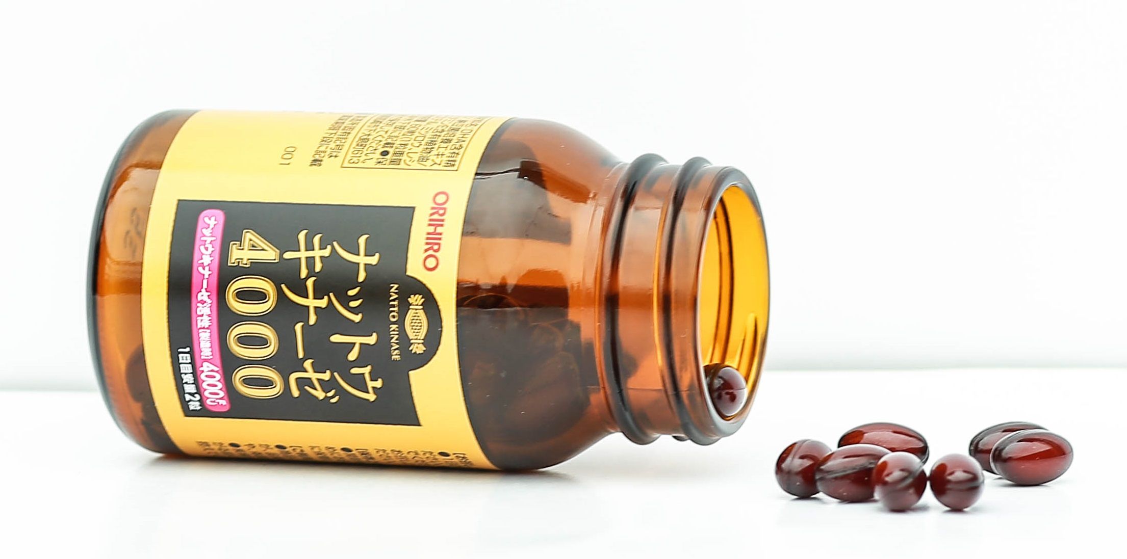 Viên uống NattoKinase 4000FU Orihiro Nhật Bản