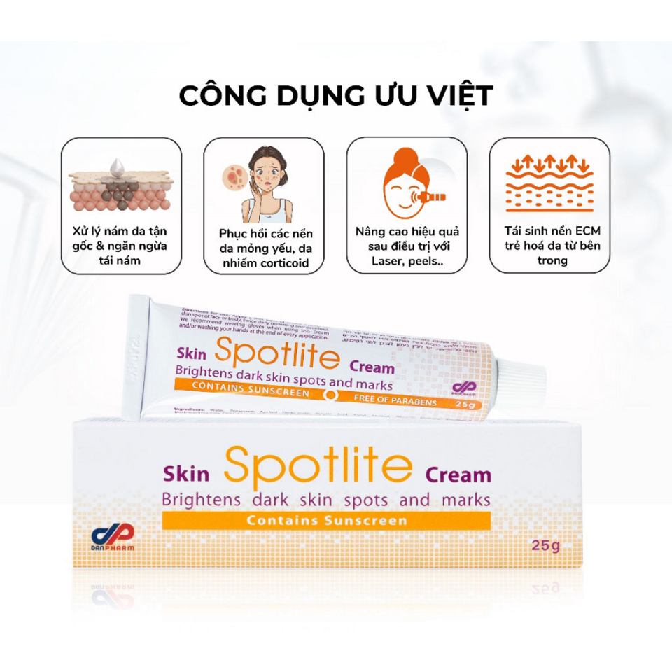 Kem hỗ trợ mờ thâm nám Spotlite Cream