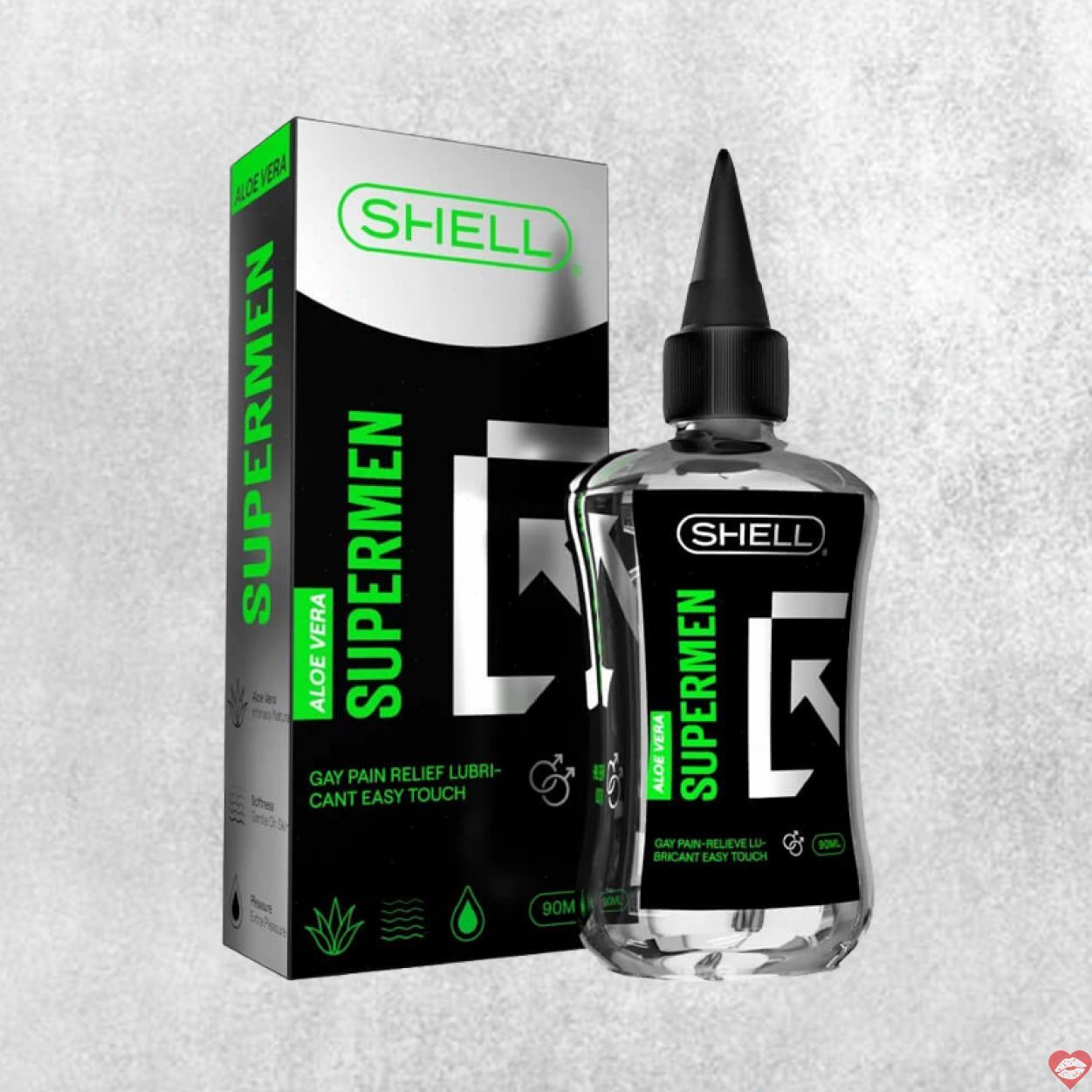 Gel tạo trơn hậu môn lô hội Shell Supermen Aloe Vera an toàn hiệu