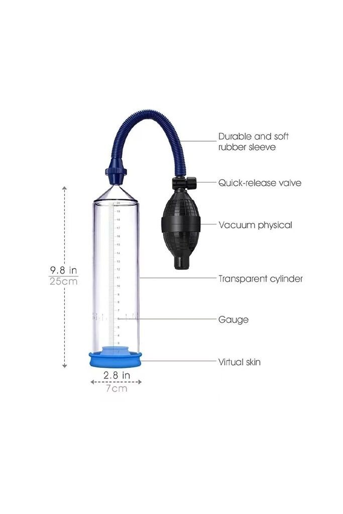 Máy tập dương vật thủ công cao cấp xả nén dài 25cm