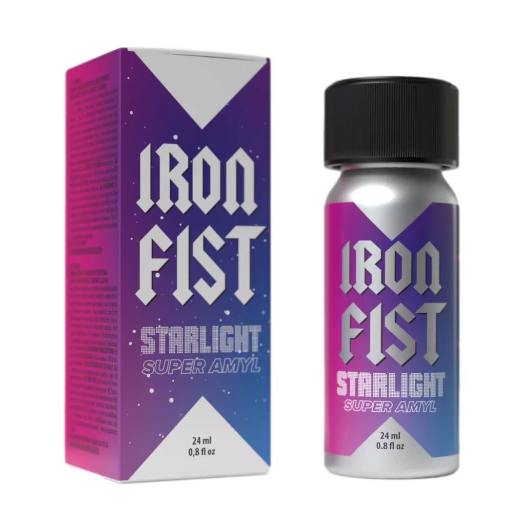 Poppers Iron Fist Starlight 24ml Super Amyl Nitrite Formula