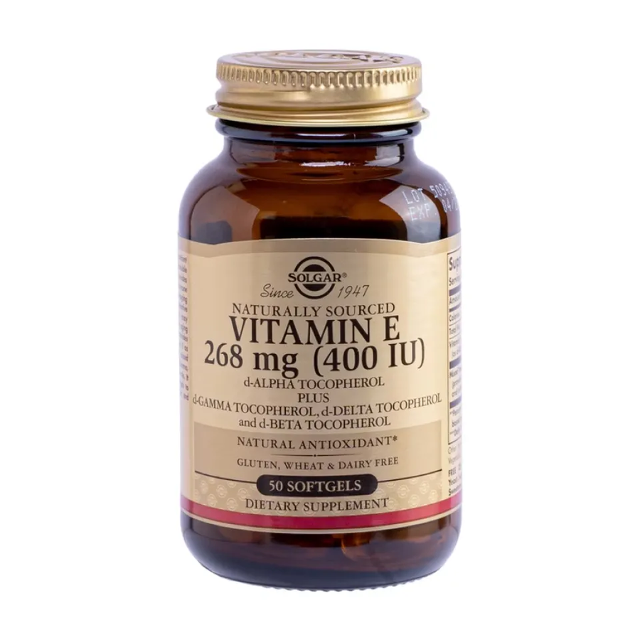 (Hàng công ty) Viên uống Vitamin E 268mg (400 IU) Solgar