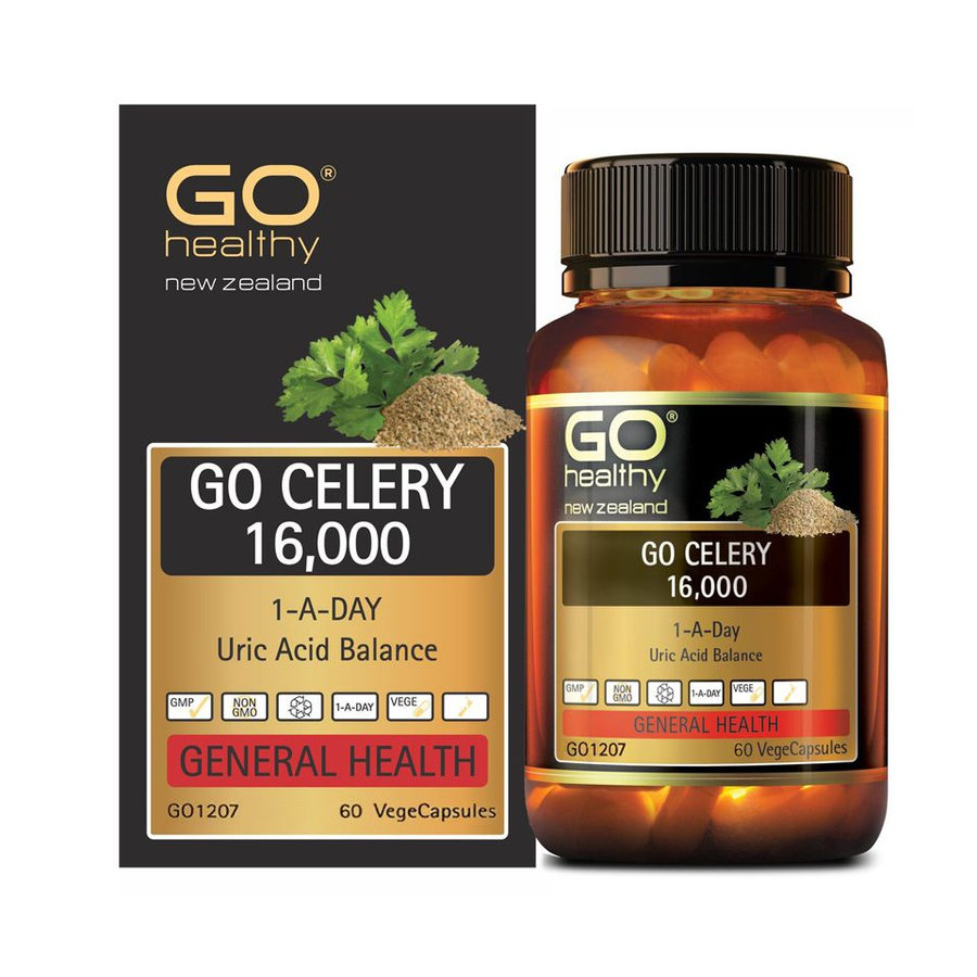 (Hàng nhập khẩu) Viên uống Go Healthy Go Celery 16000 New Zealand
