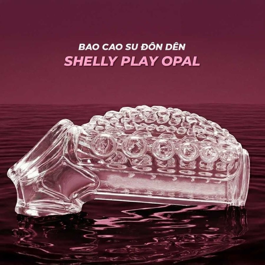 Bao cao su đôn dên Shelly Play Opal Chính hãng