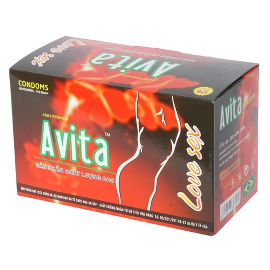 Bao Cao Su Avitaa Dùng Cho Gia Đình, Khách Sạn - Hộp 120 Cái