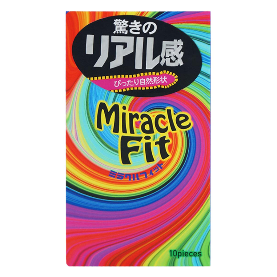 Sagami Miracle Fit | Bao cao su ôm sát, size 49mm | Hộp 10