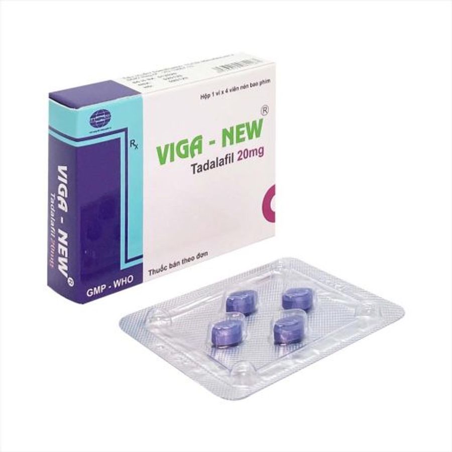 Viên uống hỗ trợ tăng cường sinh lí nam Viga New 20mg