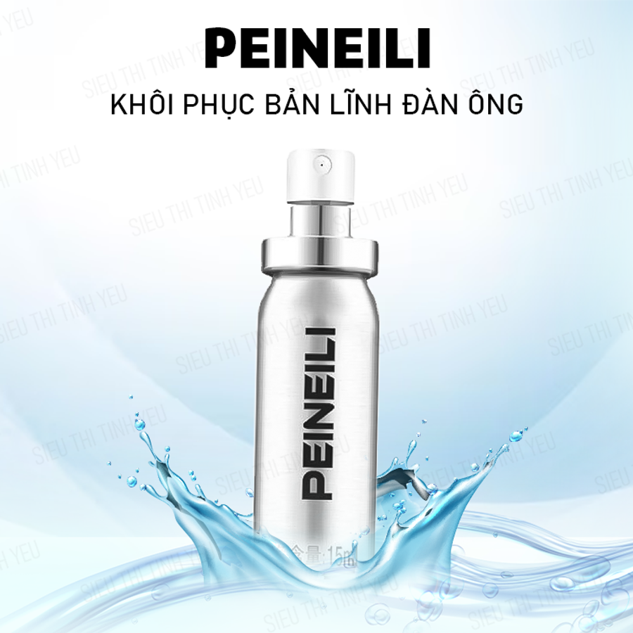Chai xịt hỗ trợ kéo dài thời gian nam lâu ra Peineili Chai 15ml