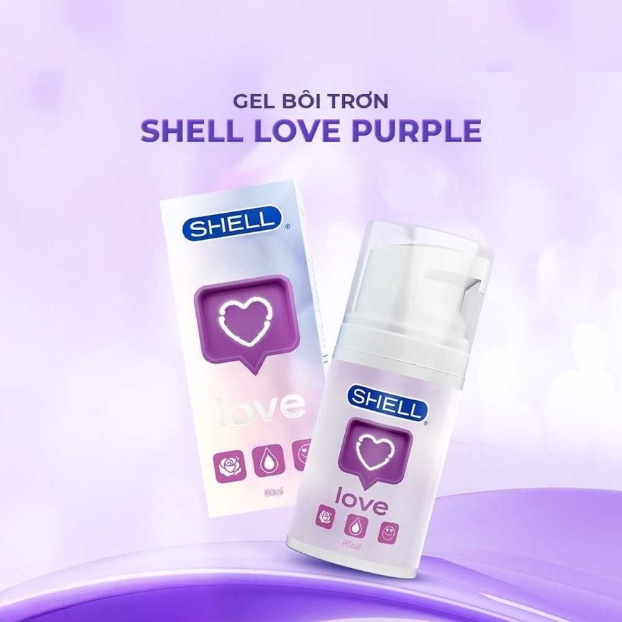 Gel Shell Love Purple - Se khít âm đạo và tăng khoái cảm nữ, hươn